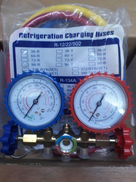 ชุดเกจ์เติมน้ำยาเเอร์ CT-536G พร้อมสาย 36 นิ้ว เกจ์เติมน้ำยาเเอร์บ้าน น้ำยาเเอร์R22 | Lazada.co.th
