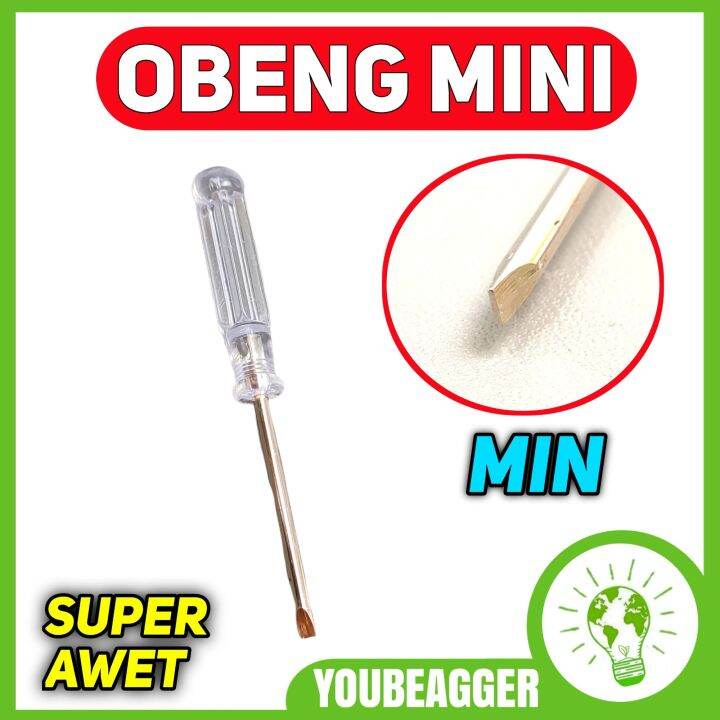 obeng mini MIN | Lazada Indonesia
