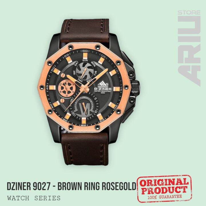 JAM TANGAN DZINER 9027 ANALOG WR 30M WATCH | Lazada Indonesia