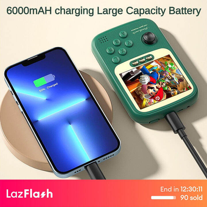 Original 2in1 Portable 2 Players Game Console PSP and Power Bank Player ...