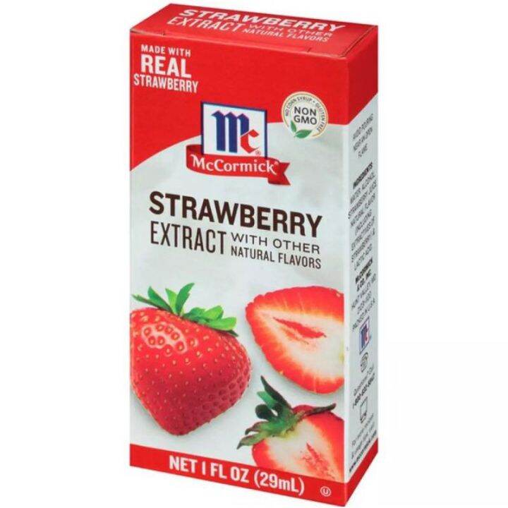 Mccormick Strawberry Extract แมคคอร์มิค (กลิ่นสตรอเบอร์รี่ จากธรรมชาติ ...