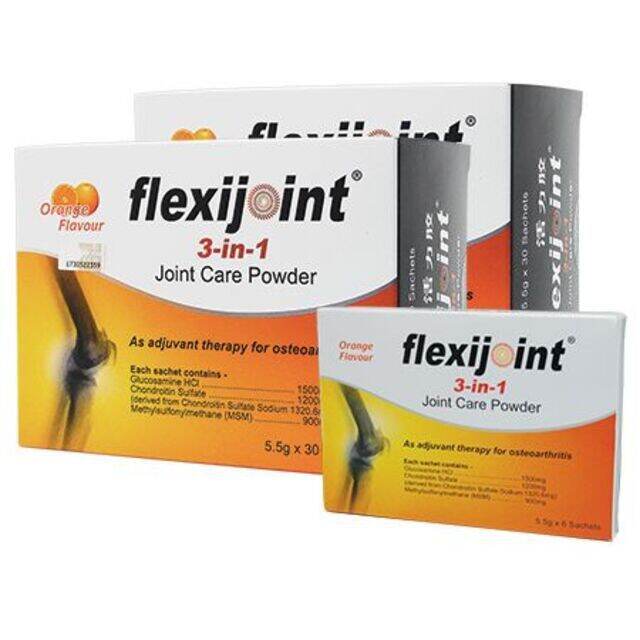 FLEXIJOINT 3 IN 1 JOINT CARE POWDER 5.5G X 30S + 6S | Lazada