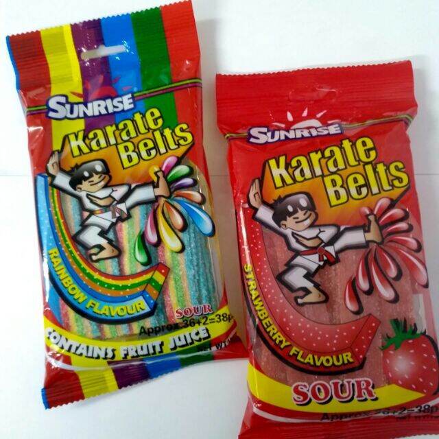 karate belt sunrise sourbelt chewy gummy | Lazada PH