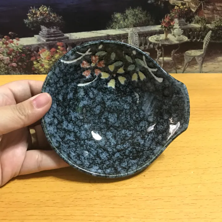 Brand New Stoneware Mukbang Bowl Flowers Design with Handle - Japan ...