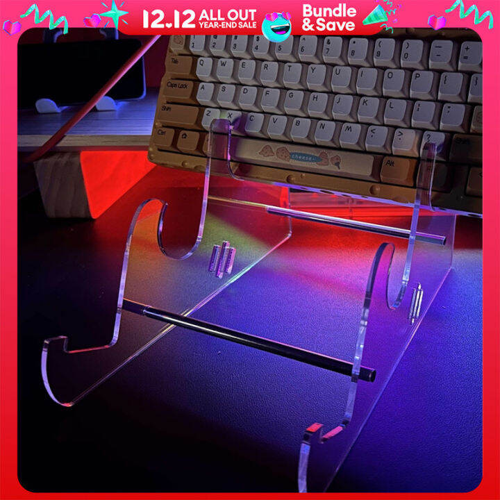 Keyboard Display Stand Transparent Acrylic Keyboard Stand for Computer ...