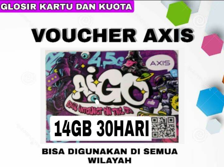 VOUCHER AXIS AIGO 15 GB 30 HARI | Lazada Indonesia