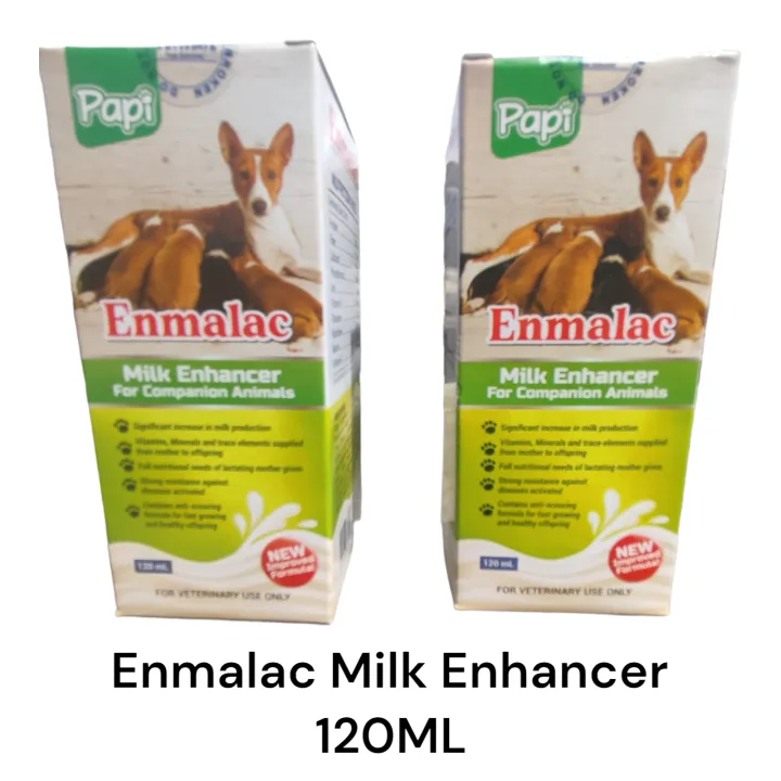 ENMALAC Milk Enhancer for Dog Cat Rabbit Rodent and other Pets 120ML ...