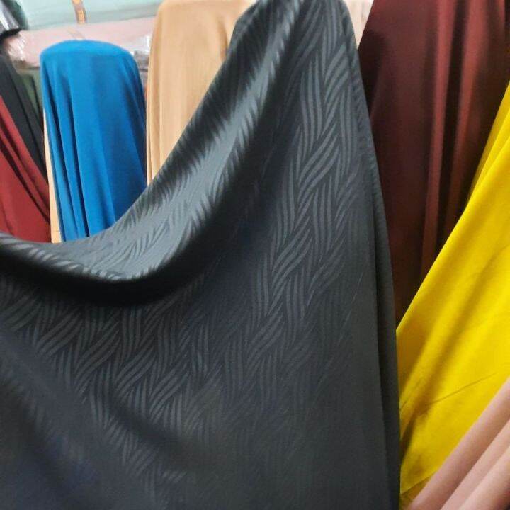 kain embos jet black premium isi 5 meter | Lazada Indonesia
