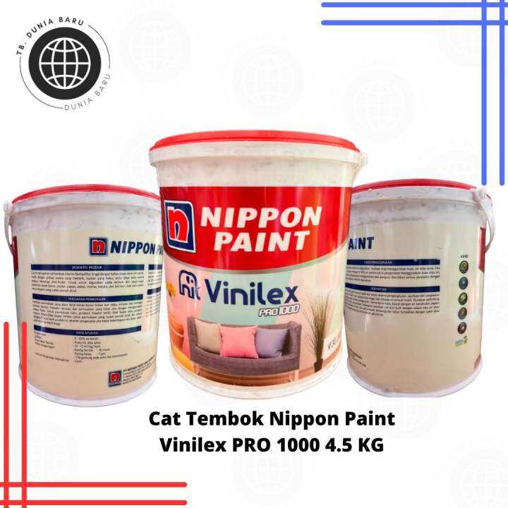 Cat Tembok Nippon Paint Vinilex PRO 1000 4.5 KG | Lazada Indonesia