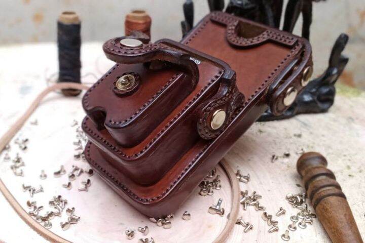 Tas Multi Fungsi Tempat Hape, Tempat Roko, Tempat Zippo/Dupont Kulit ...