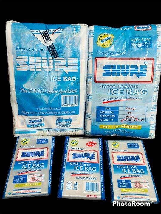SHURE Super Elastic Ice Bag 4x12 | Lazada PH