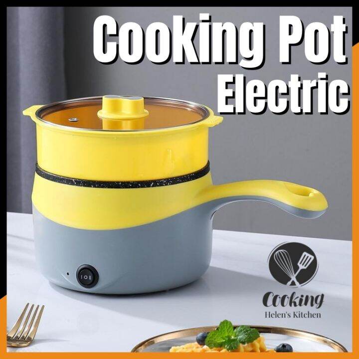 【Helen's Kitchen 】Electric Cooking Pot 1.6L Non-Stick Multifunction ...