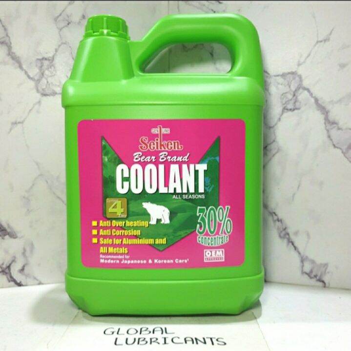 Seiken Antifreeze/ Ready For Use Long Life Radiator Coolant 4 Liter 30% ...