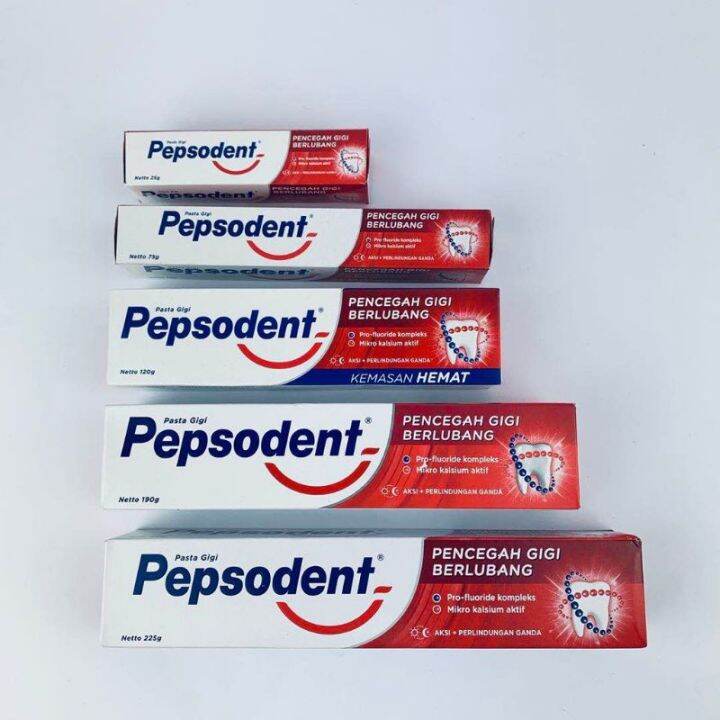 Pepsodent pasta gigi / pasta gigi Pepsodent berbagai ukuran / pencegah ...