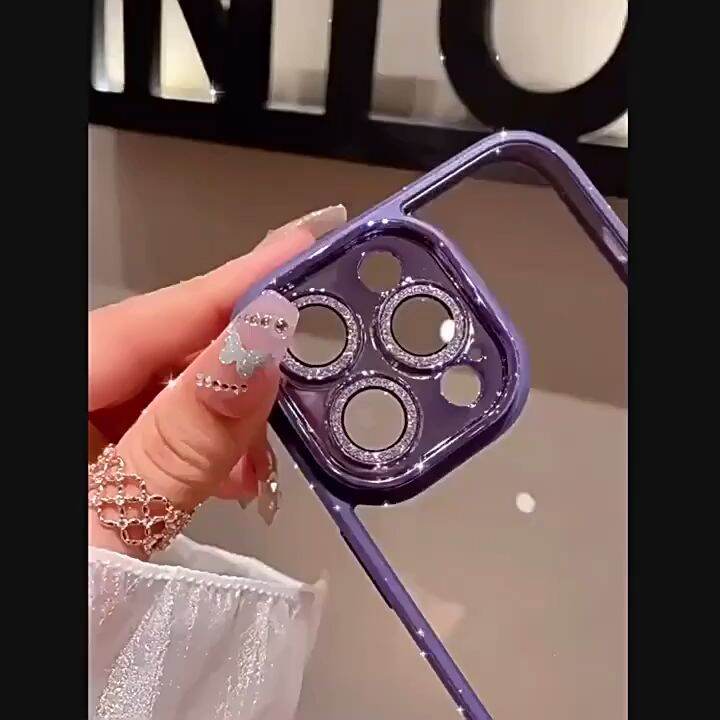 PC+TPU เคสกันกระแท เคสไอโฟน เพชรแวววาว เคสไอโฟน12 เคสไอโฟน12pro เคสไอโฟน12promax เคสไอโฟน iphone ...