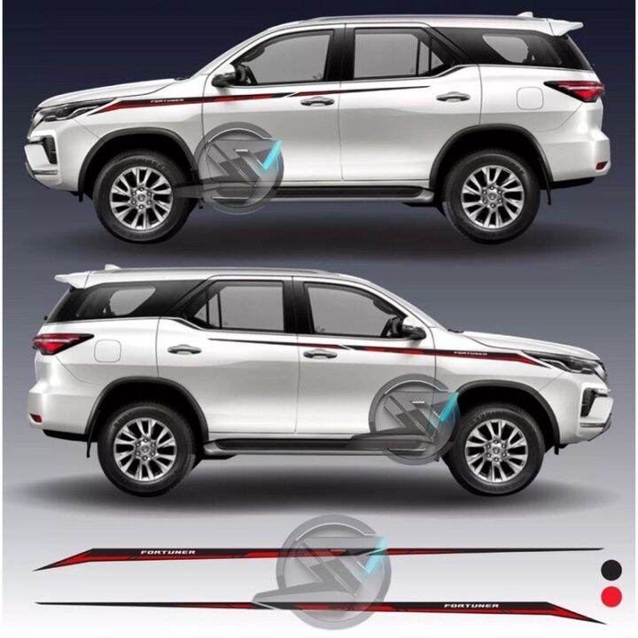 (Ready Stock) Toyota Fortuner Car Body Vinyl Decal Sticker | Lazada