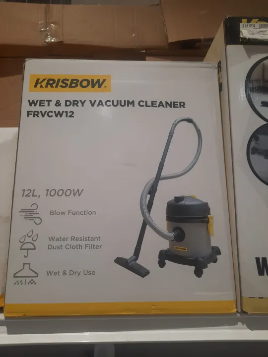 vacum cleaner krisbow 12 liter penghisap debu krisbow basah kering wet and dry | Lazada Indonesia