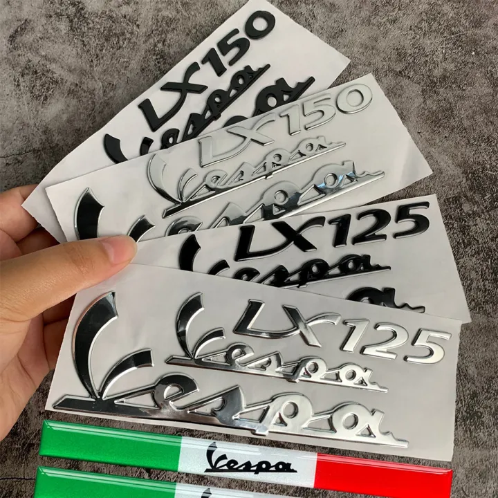 Vespa Sticker Gts300 Sprint 125 150 Modified Car Logo 3D Three ...
