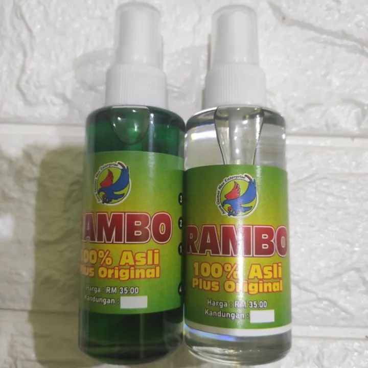 Minyak Angin Rambo Panas Spray Aura Gamat Mas | Lazada