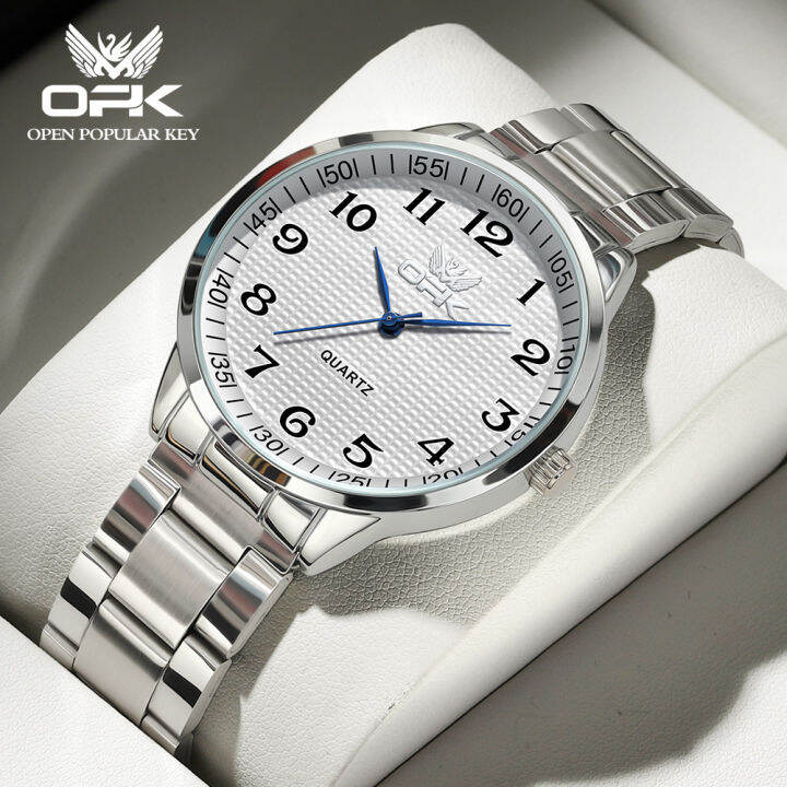OPK Watch For Men WaterProof Original Stainless Steel With Box Fashion ...