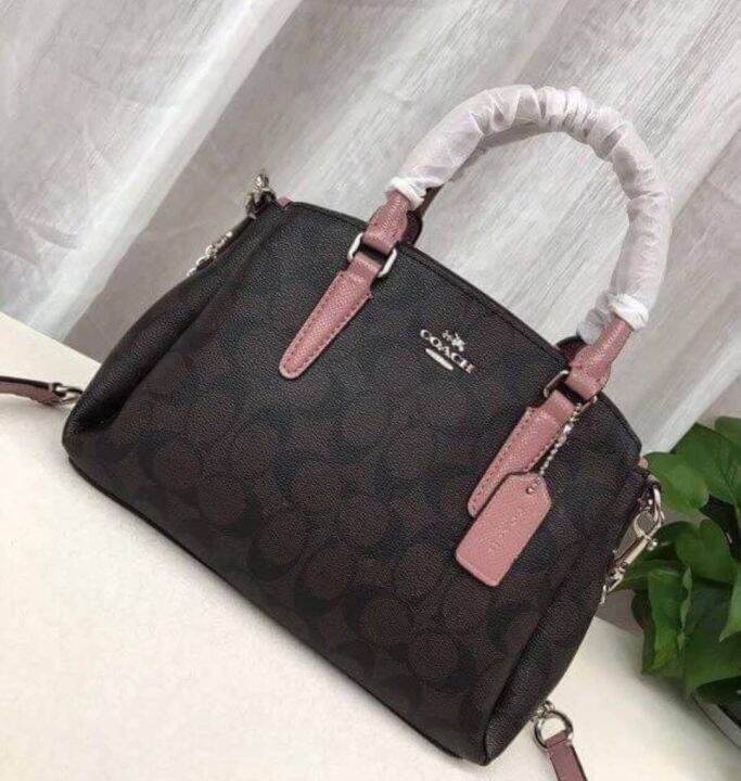 💥COACH MINI SAGE CARRYALL IN SIGNATURE BAG | Lazada.co.th