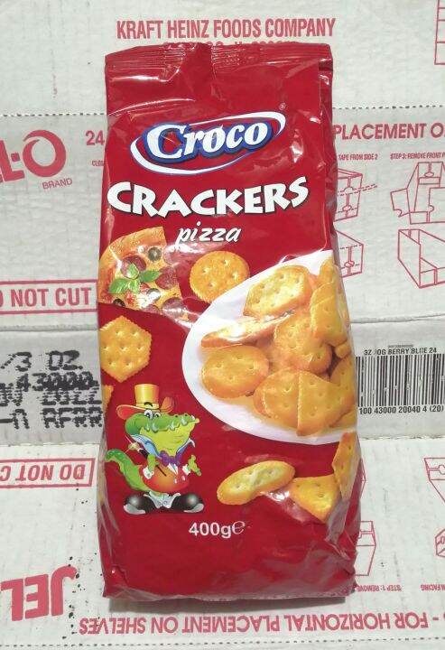 Croco Crackers Pizza Flavor 400g | Lazada PH