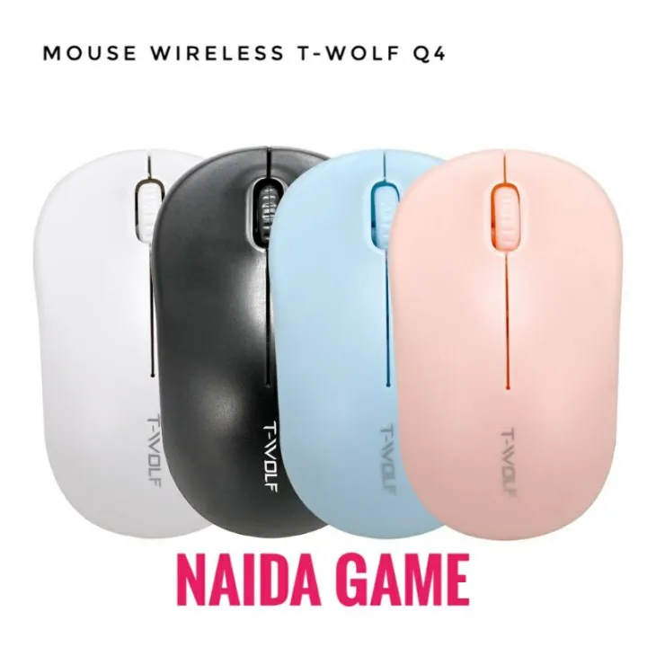 MOUSE WIRELESS T-WOLF Q4 / MOUSE WIRELESS TWOLF | Lazada Indonesia