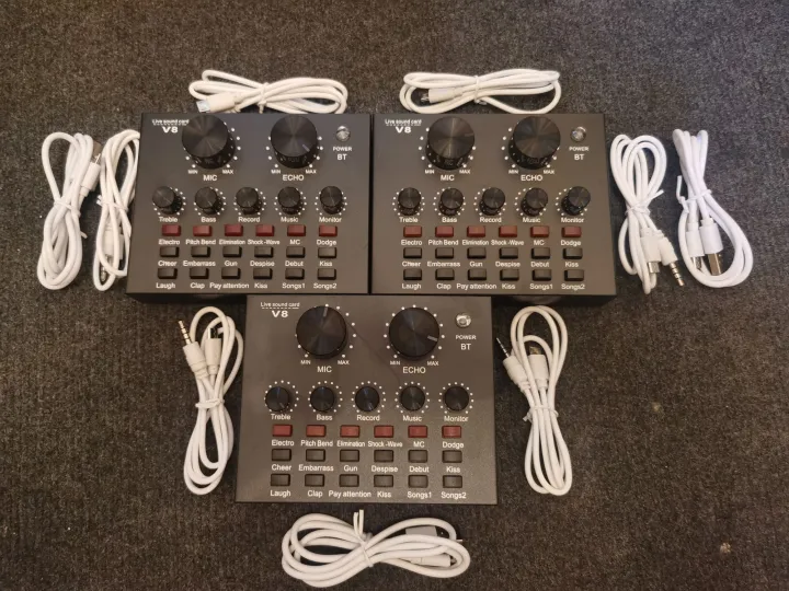 Original V8 Soundcard Kirin Brand Full Metal Not Plastic Authentic V8 ...