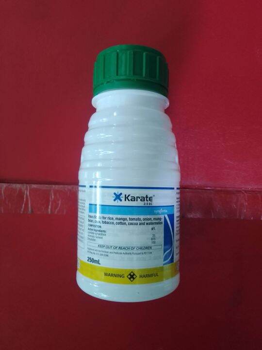 KARATE 2.5 EC LAMBDA CYHALOTHRIN INSECTICIDE(250 ML)BY SYNGENT | Lazada PH