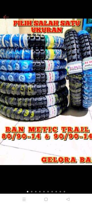 Ban Motor Luar Matic Trail Ring14 Ukrn 80/90 Dan 90/90 | Lazada Indonesia