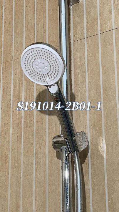 JOMOO 3-Spray High Pressure Rain Shower Head Rainfall Quick Water Stop ABS+Silicone Hand Shower ...