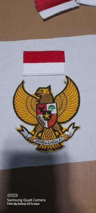 Logo Garuda besar ukuran 9cm free Logo Merah Putih | Lazada Indonesia