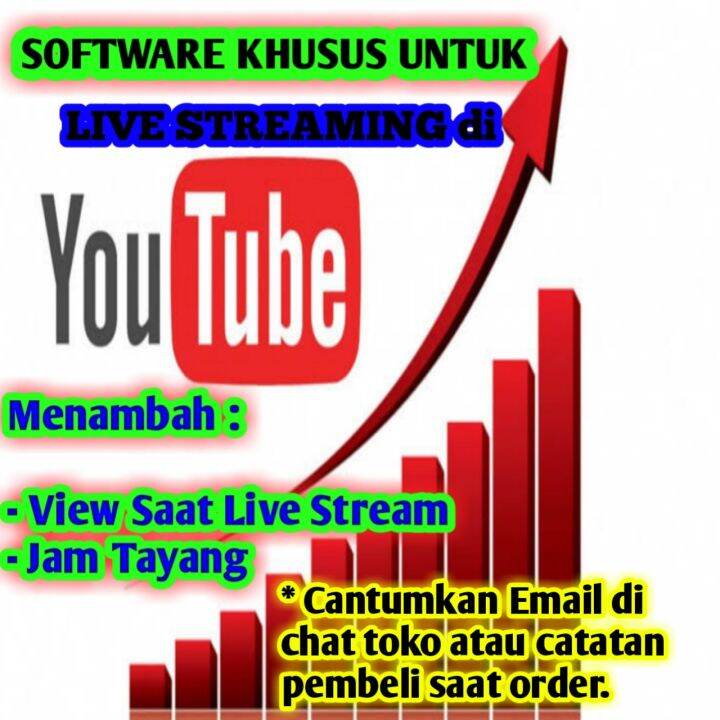 Software Live Streaming Bot View youtube For PC | Lazada Indonesia