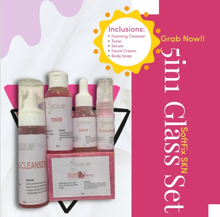 SoftFix SKN 5in1 Glass Set | Lazada PH