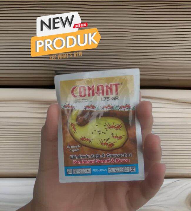 Racun semut ampuh CONANT 1,75GR kemasan sachet isi 3 gram | Lazada ...