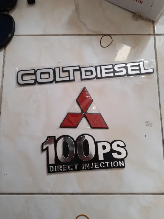 emblem tulisan colt diesel ps100 + logo 3 macam | Lazada Indonesia