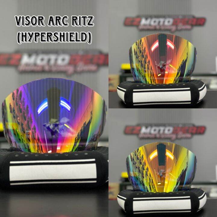 VISOR ARC RITZ SEMI SMOKE (Hypershield) | Lazada