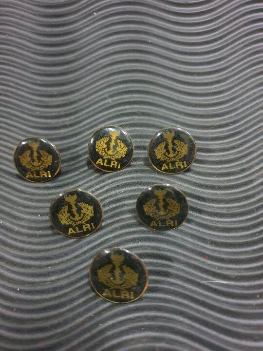 pin kerah ALRI | pin kerah Baju Belakang Paku| pin Paku Logo Army ...