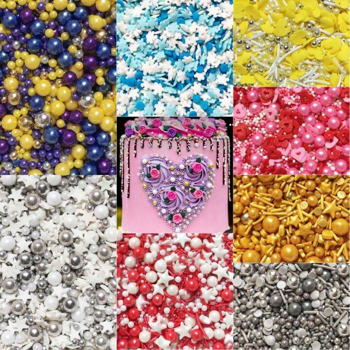 sprinkle kue bisa dimakan edible 15gr mix series | Lazada Indonesia