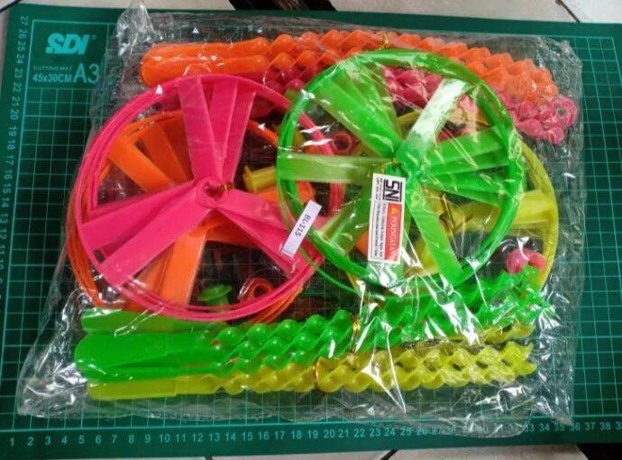 Mainan baling baling besar isi 20 pcs/mainan baling baling plastik ...