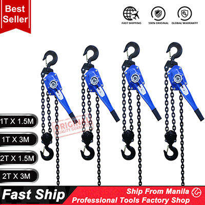 COOFARI 1T 2T 3T 6T CHAIN BLOCK LEVER BLOCK RATCHET PULLER LEVER CHAIN ...