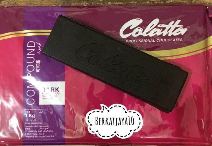 Colatta Dark repack 200gr Dcc Chocolate Compound Coklat Masak Collata ...