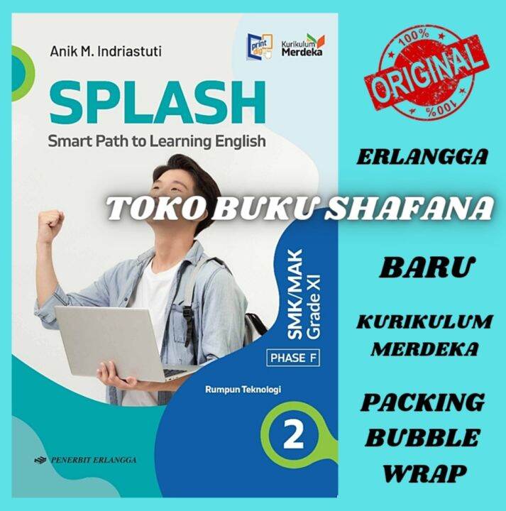Buku Splash English Teknologi Kelas 2 / 11 Xl SMK Erlangga Kurikulum ...