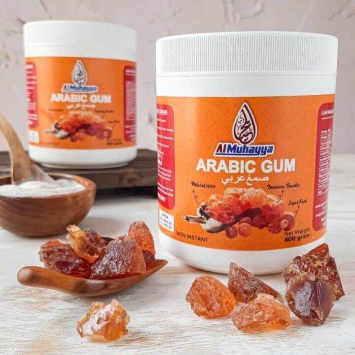 AL MUHAYYA Prebiotics Arabic Gum | Al Manna | Natural Prebiotik | Gam ...