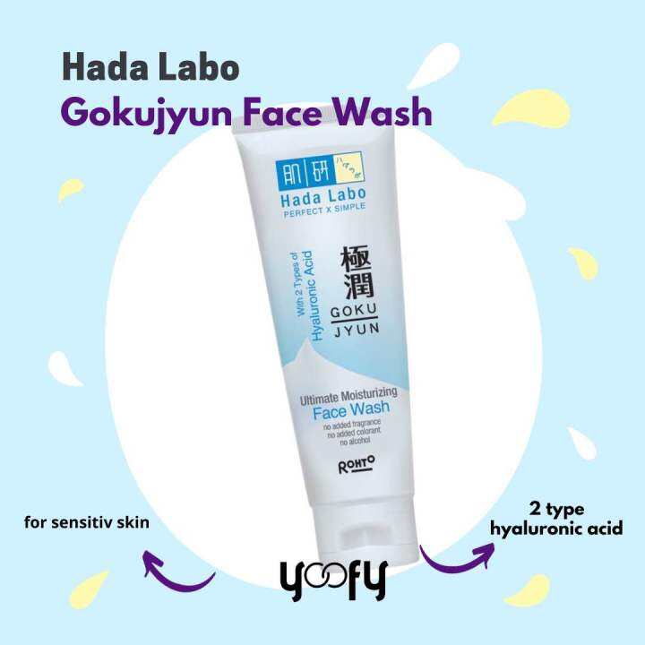 Hada Labo Gokujyun Face Wash 100 gram 50 gram | Hada Labo Face Wash ...