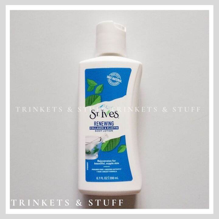 St. Ives Renewing Collagen & Elastin Body Lotion 200ml | Lazada PH