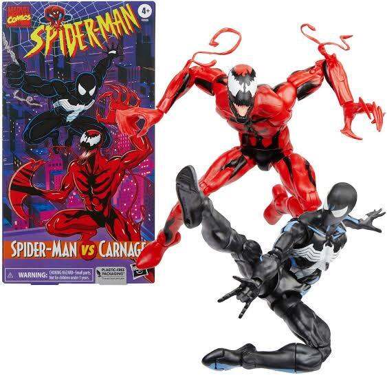 HASBRO MARVEL LEGENDS SPIDER MAN SPIDERMAN VS CARNAGE 6 INCH ACTION ...