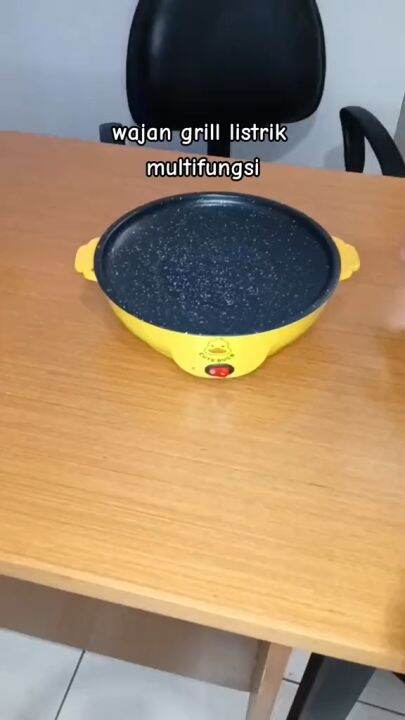 Panci Listrik Elektrik Teflon Anti Lengket BBQ Panggang Watt Kecil ...