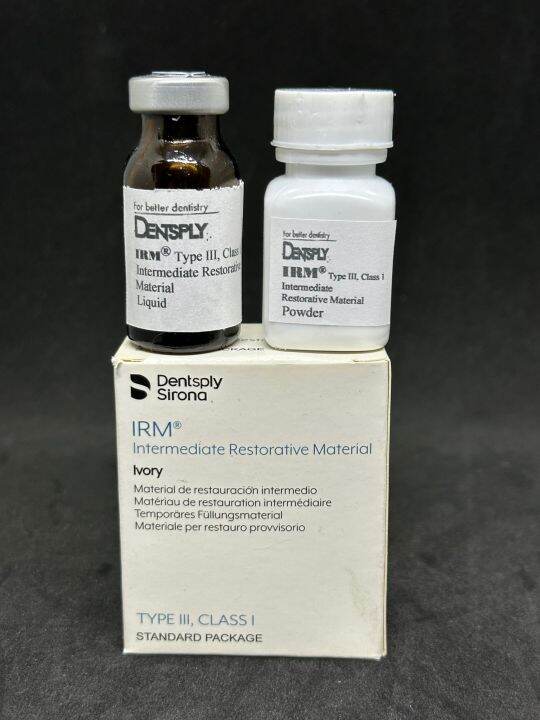 IRM Intermediate Restroactive material Type III Class 1 for teeth ...