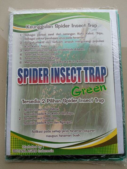 SPIDER INSECT TRAP/perangkap kutu kebul, kaper dan serangga isi ...